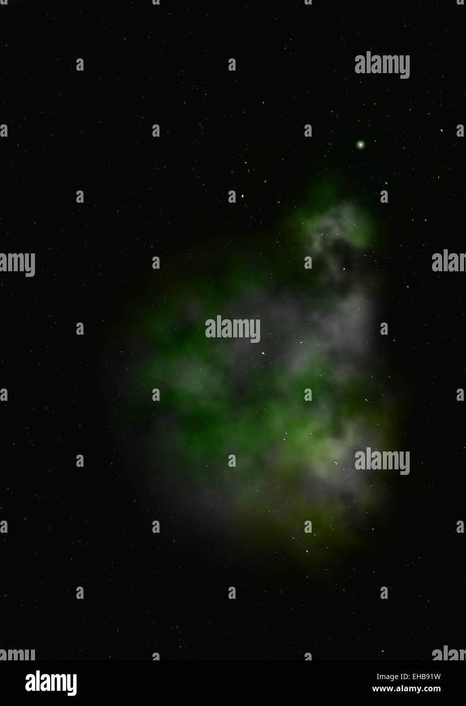 Star field in space and a nebulae Stock Photo - Alamy