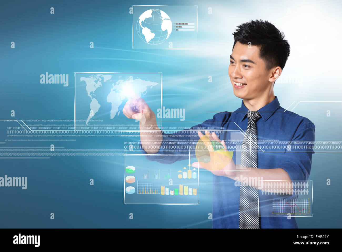 Visual data analysis hi-res stock photography and images - Alamy