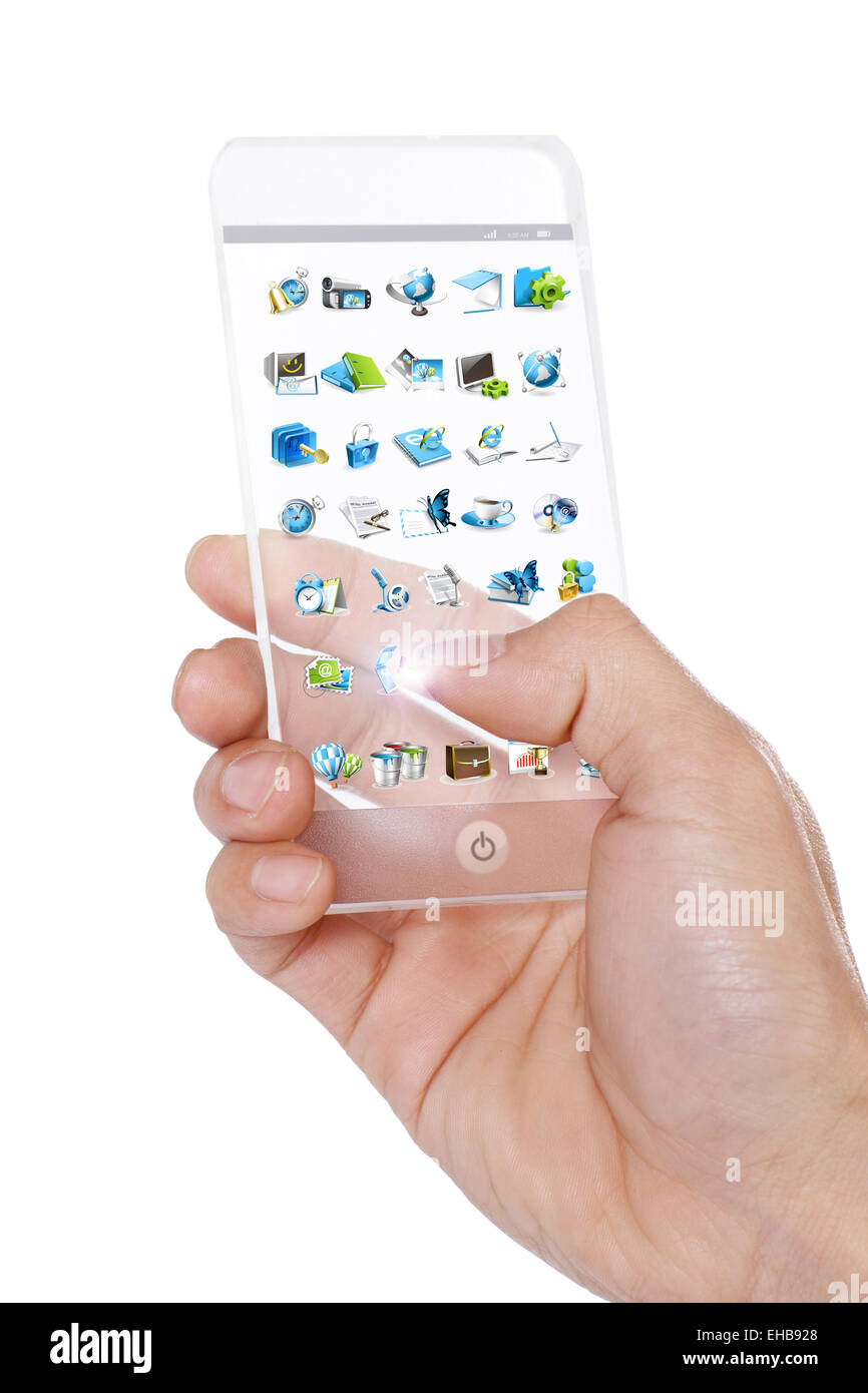 Hand holding phone hi-res stock photography and images - Alamy