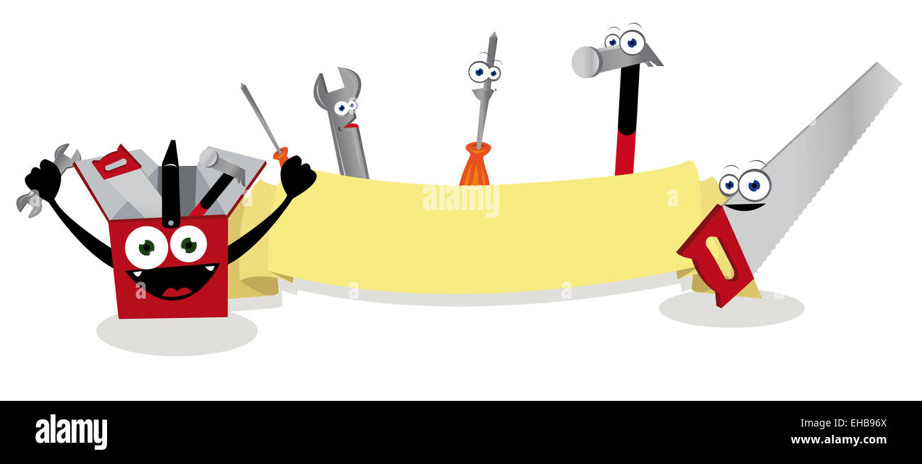 Toolbox cartoon hi-res stock photography and images - Alamy