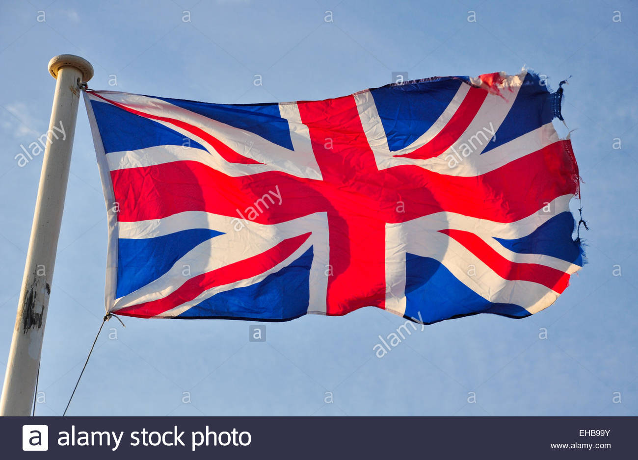 Flying The Union Jack Flag High Resolution Stock Photography and Images ...