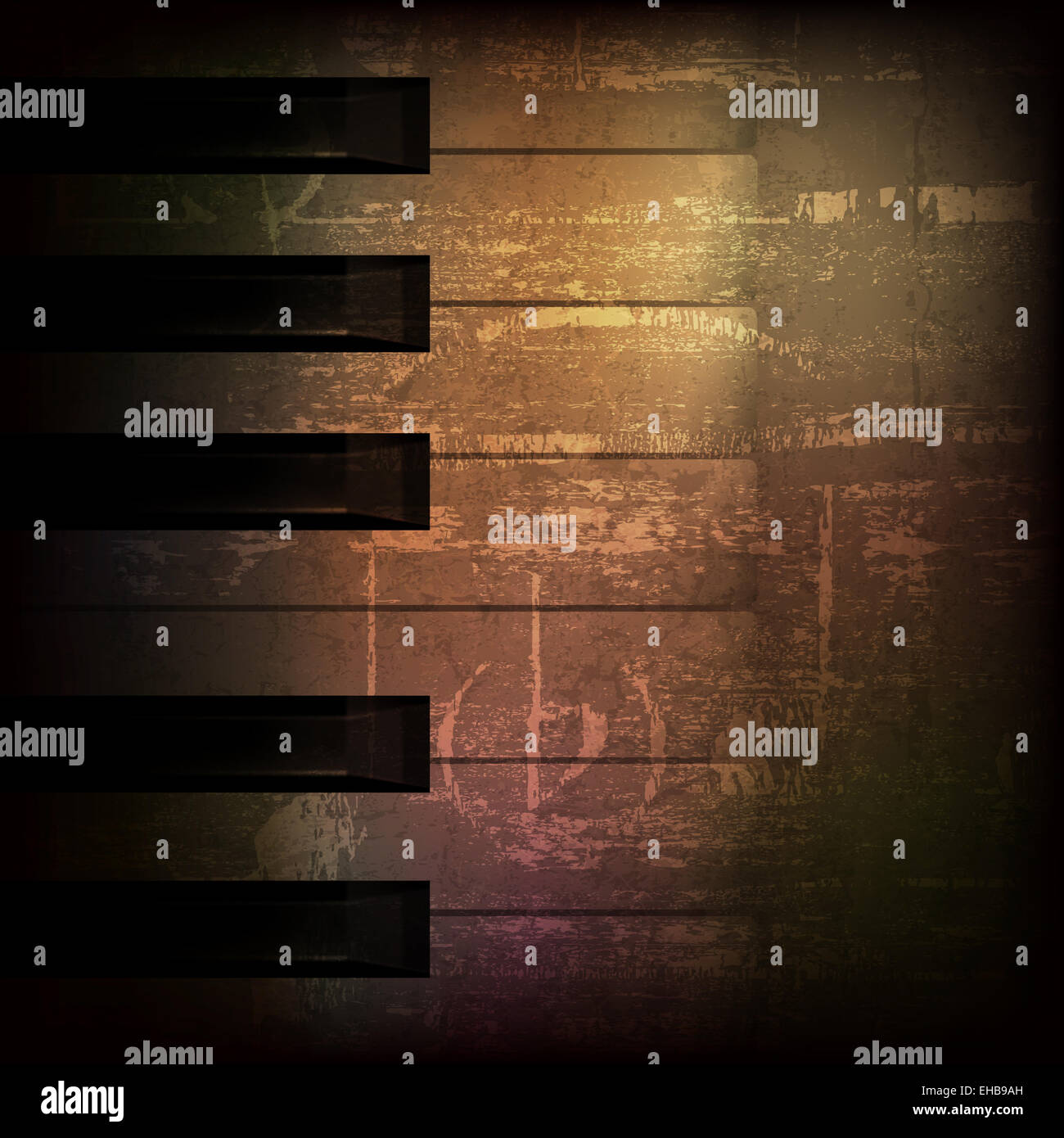 abstract brown grunge music background with piano keys Stock Photo - Alamy