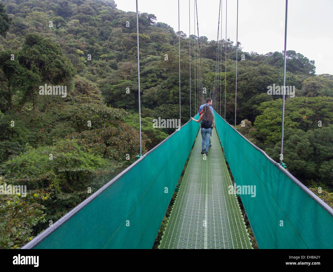 Monteverde hanging bridge hi-res stock photography and images - Alamy
