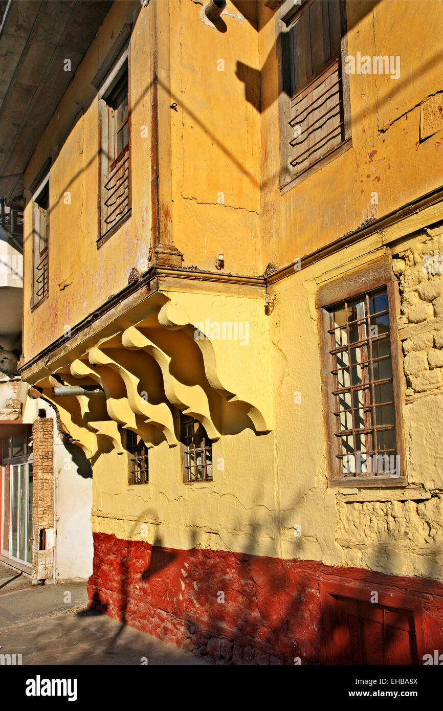 Beautiful old house (Macedonian style architecture) at Tyrnavos town ...