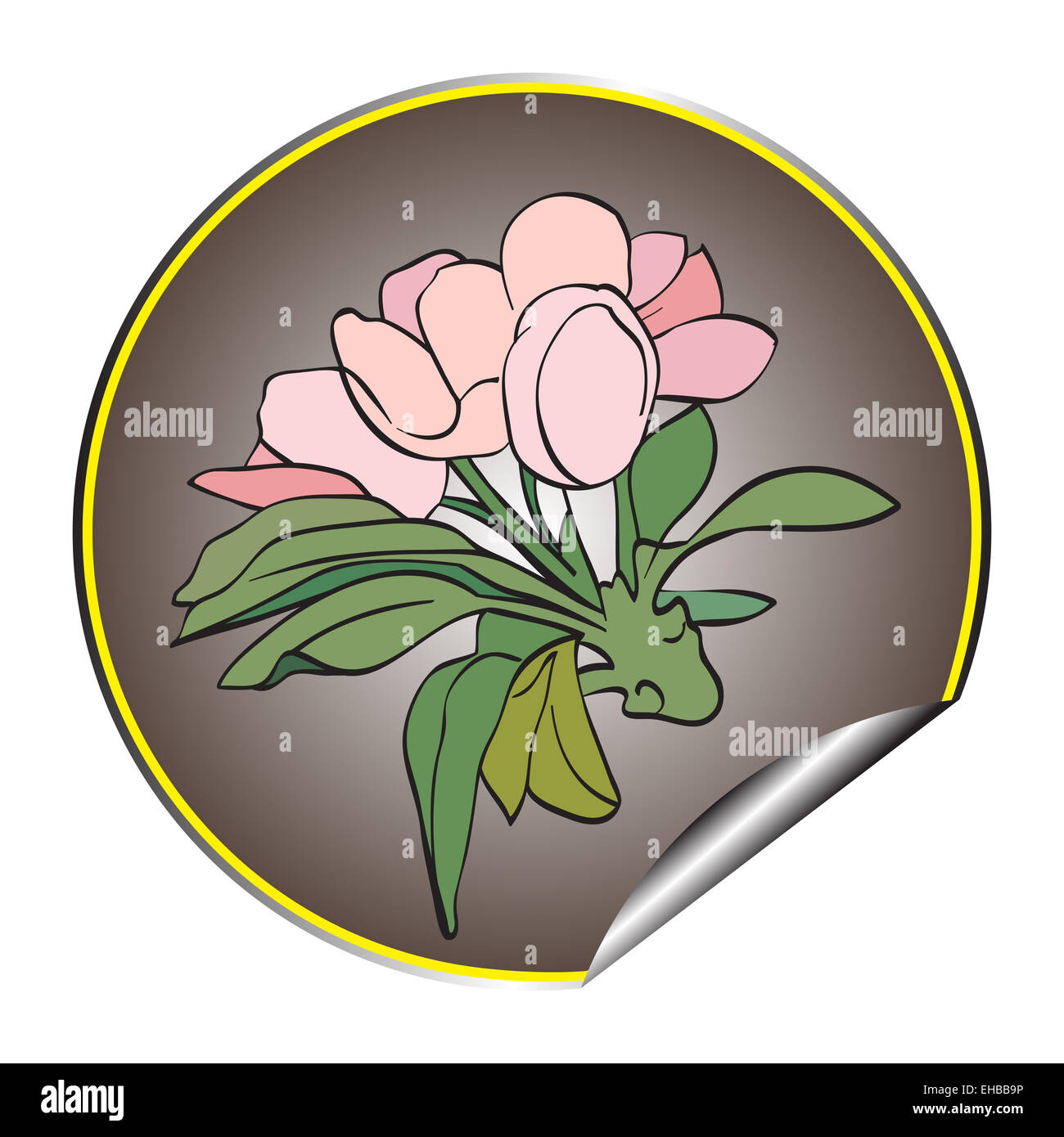 Feminine sticker hi-res stock photography and images - Alamy