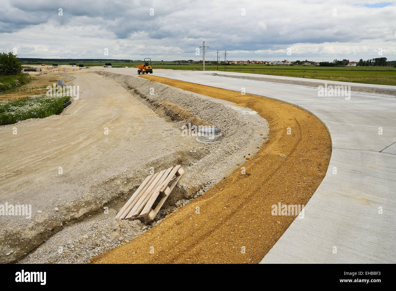 Road at local bypass Stock Photo - Alamy