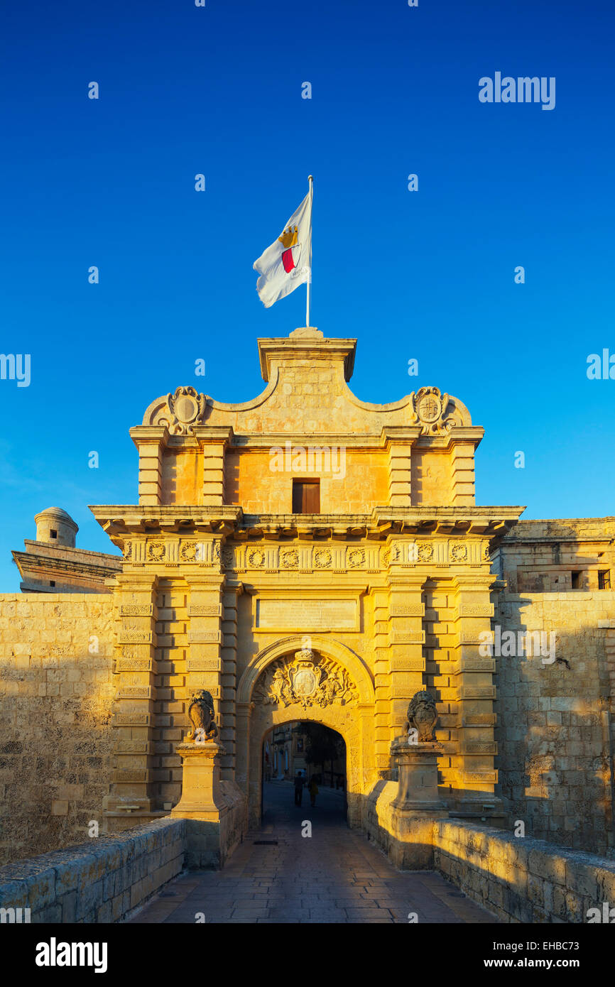 Mdina city gate malta hi-res stock photography and images - Alamy