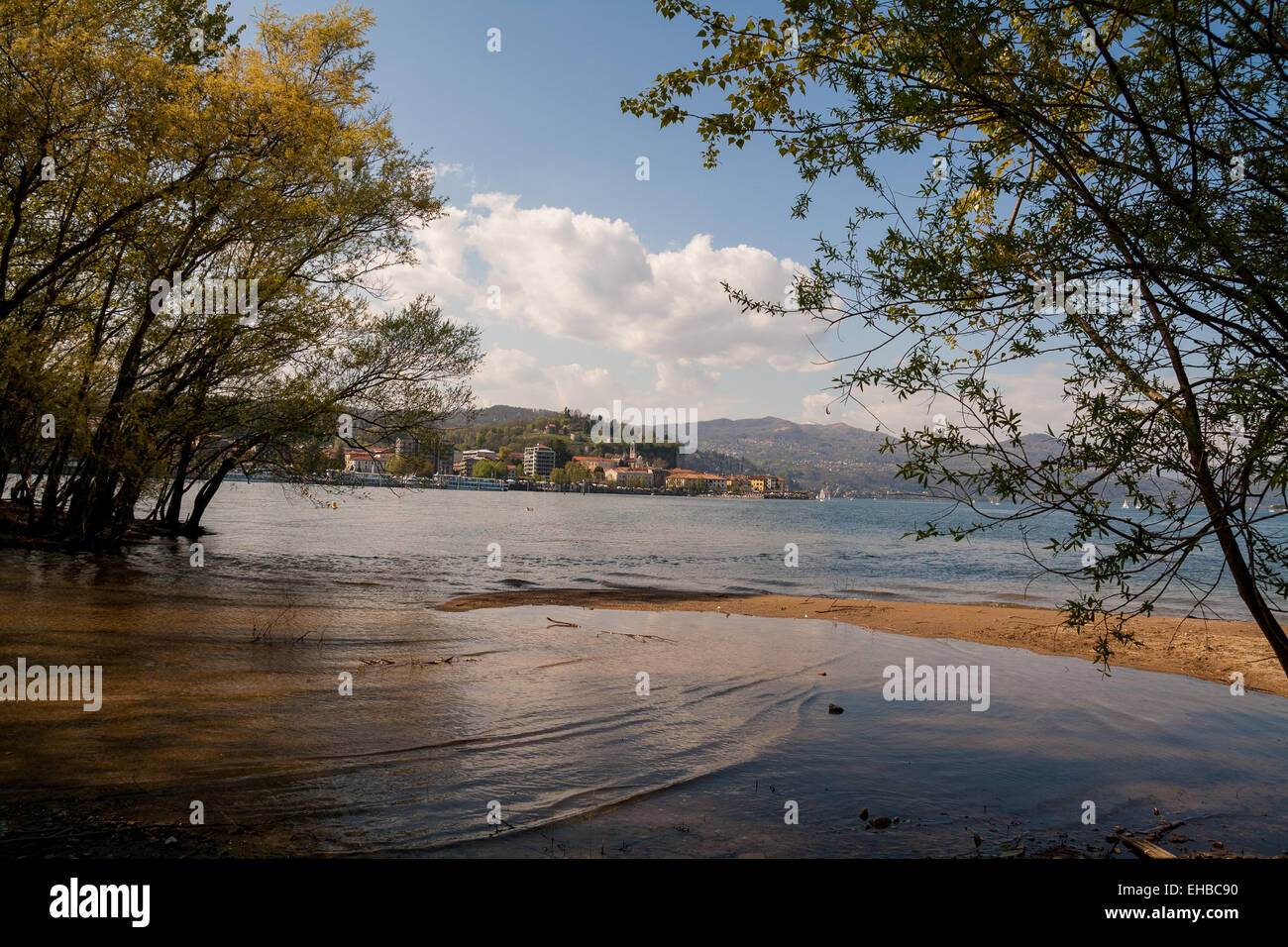 Arona, Lake Maggiore, Piedmont, Italy Stock Photo - Alamy