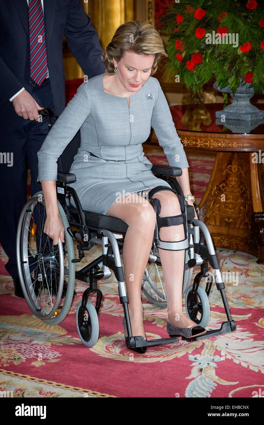 Brussels, Belgium. 11th Mar, 2015. Queen Mathilde of Belgium attend the ...