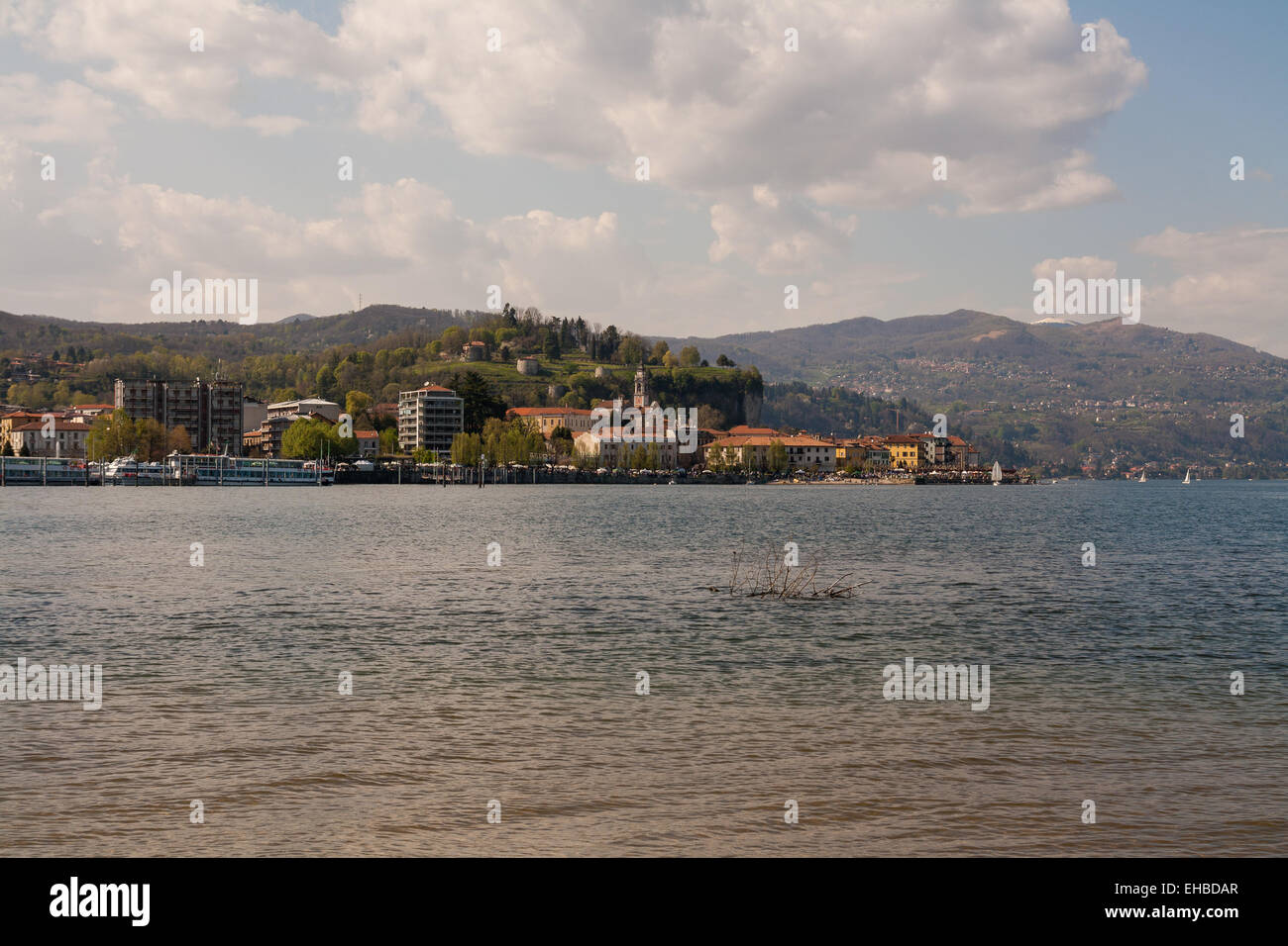 Arona, Lake Maggiore, Piedmont, Italy Stock Photo - Alamy