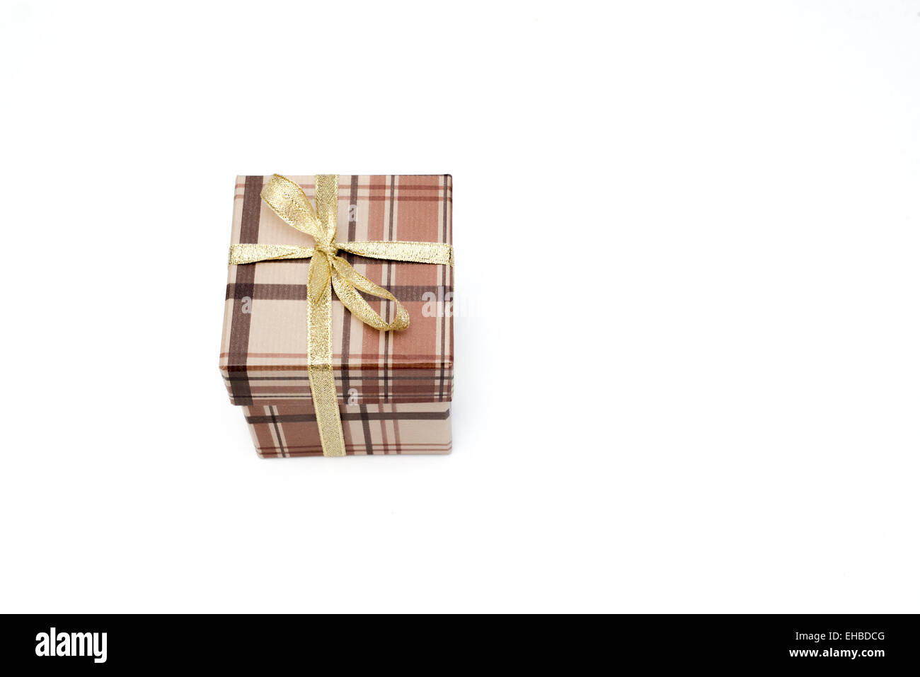Brown gift box blank hi-res stock photography and images - Alamy