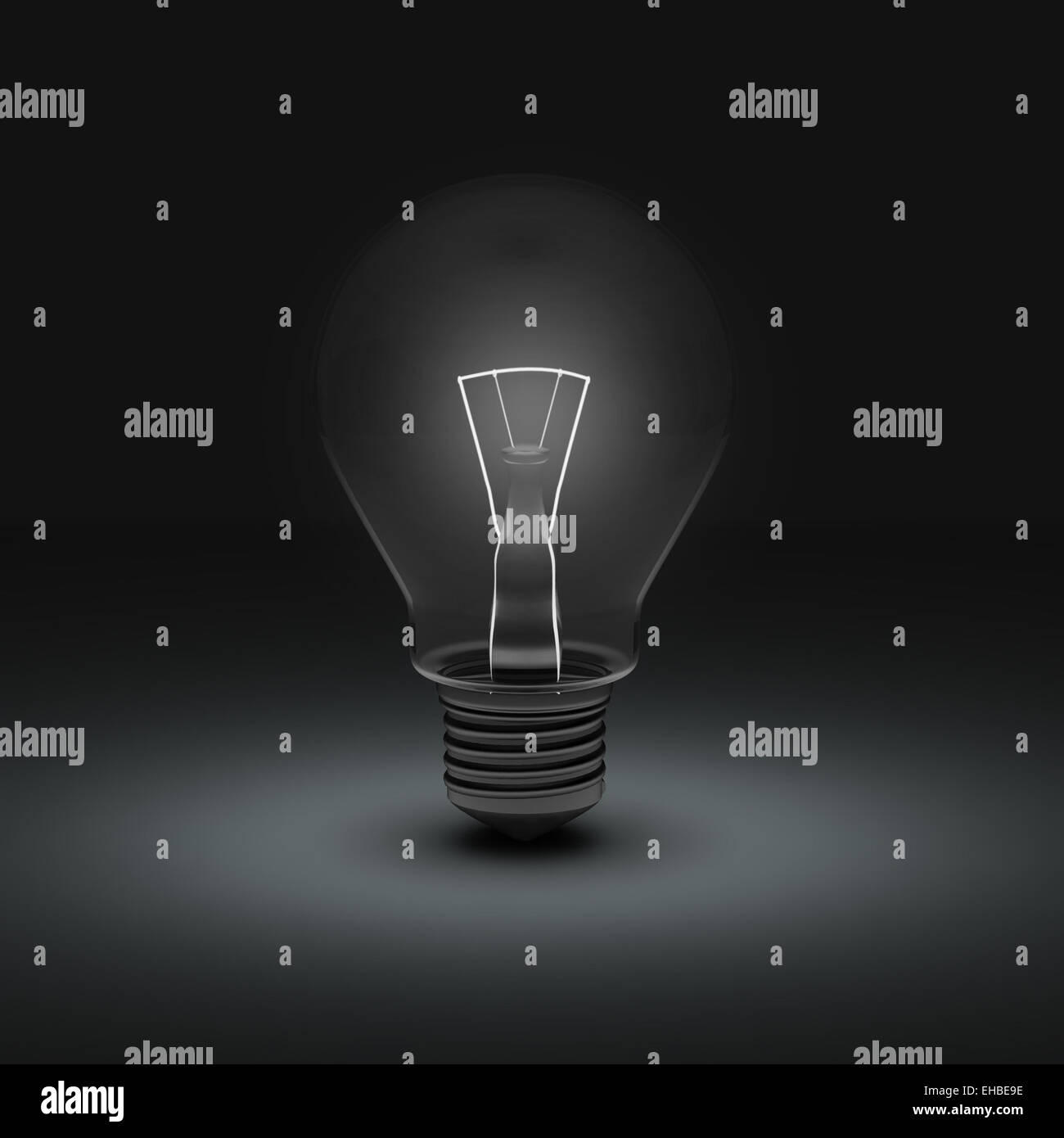 3d render of light bulb Stock Photo - Alamy