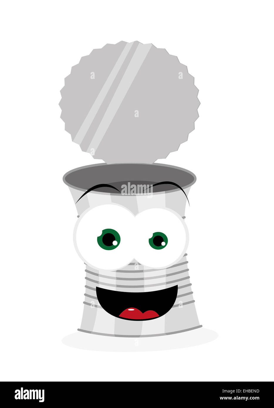 Cartoon open tin can hi-res stock photography and images - Alamy