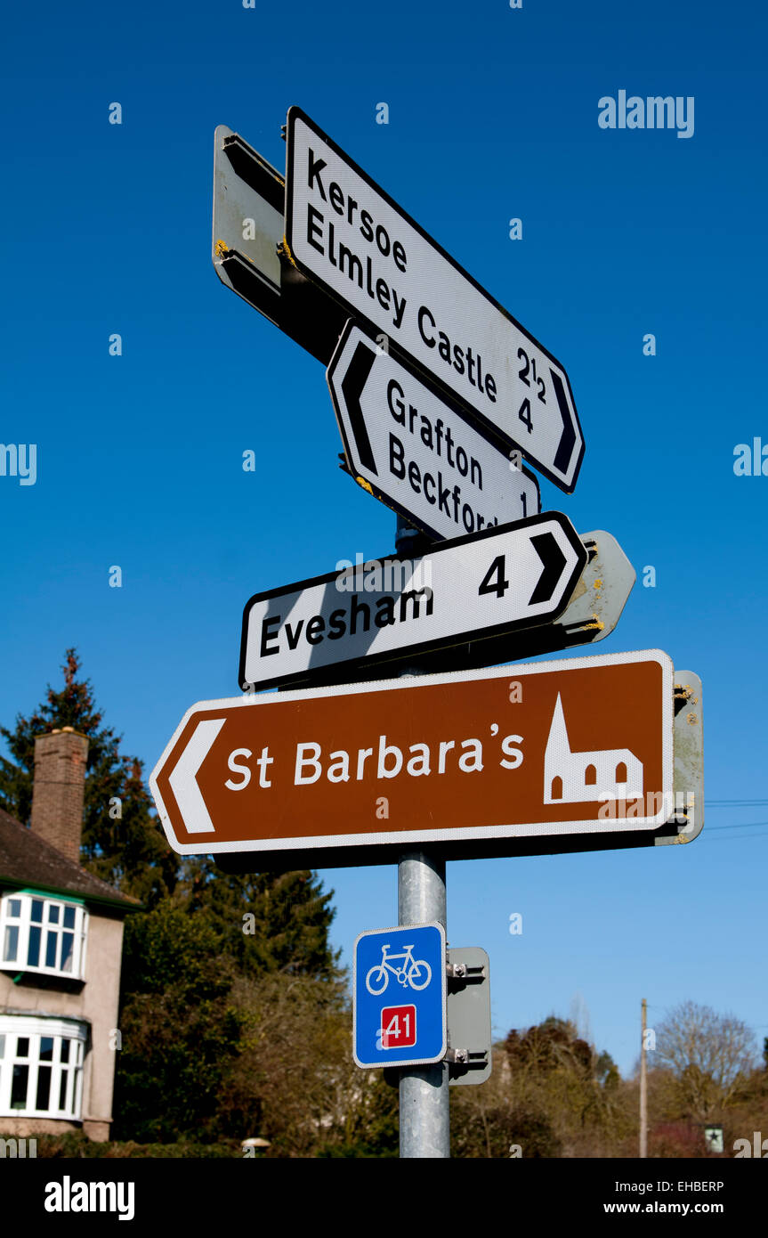 Road signs church signs hi-res stock photography and images - Alamy