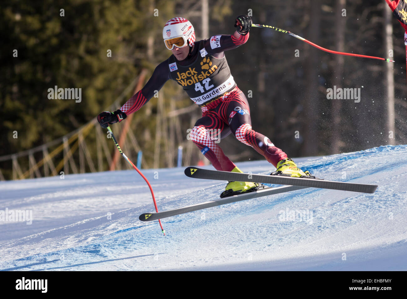 Val Gardena, Italy 20 December 2014. KOSTELIC Ivica (Cro) competing in ...