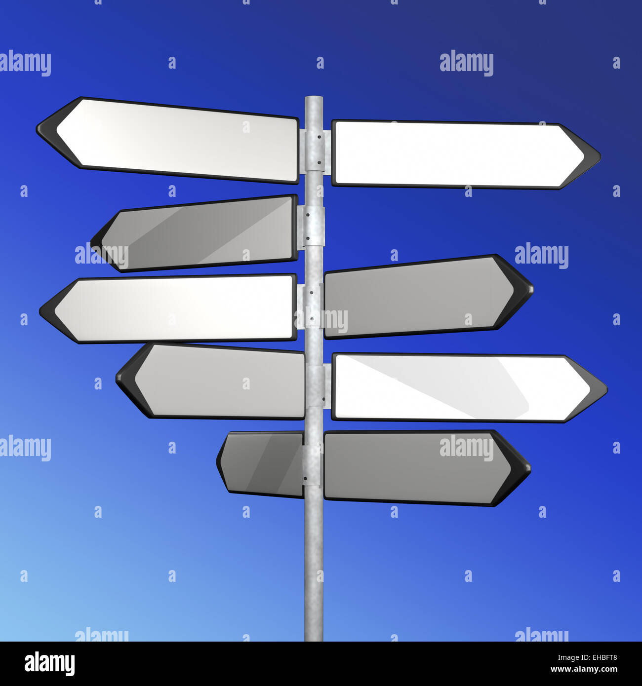 Directional sign on roadside hi-res stock photography and images - Alamy