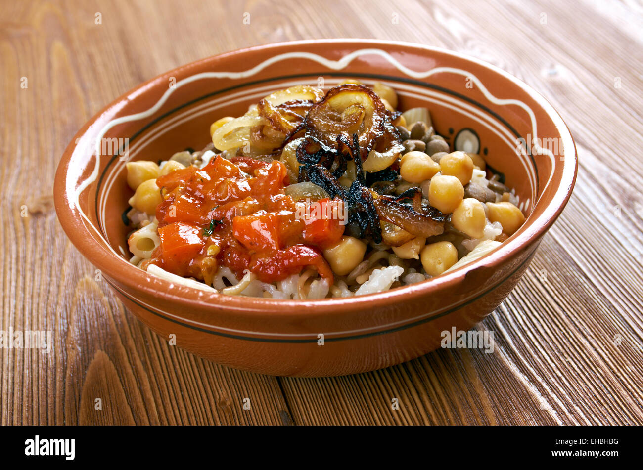 Egyptian food kushari hi-res stock photography and images - Alamy