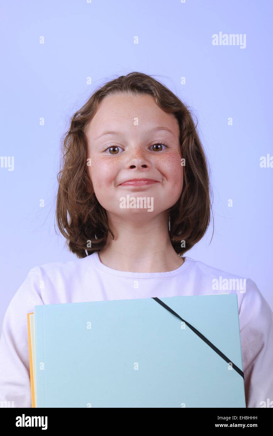 student with folder Stock Photo - Alamy