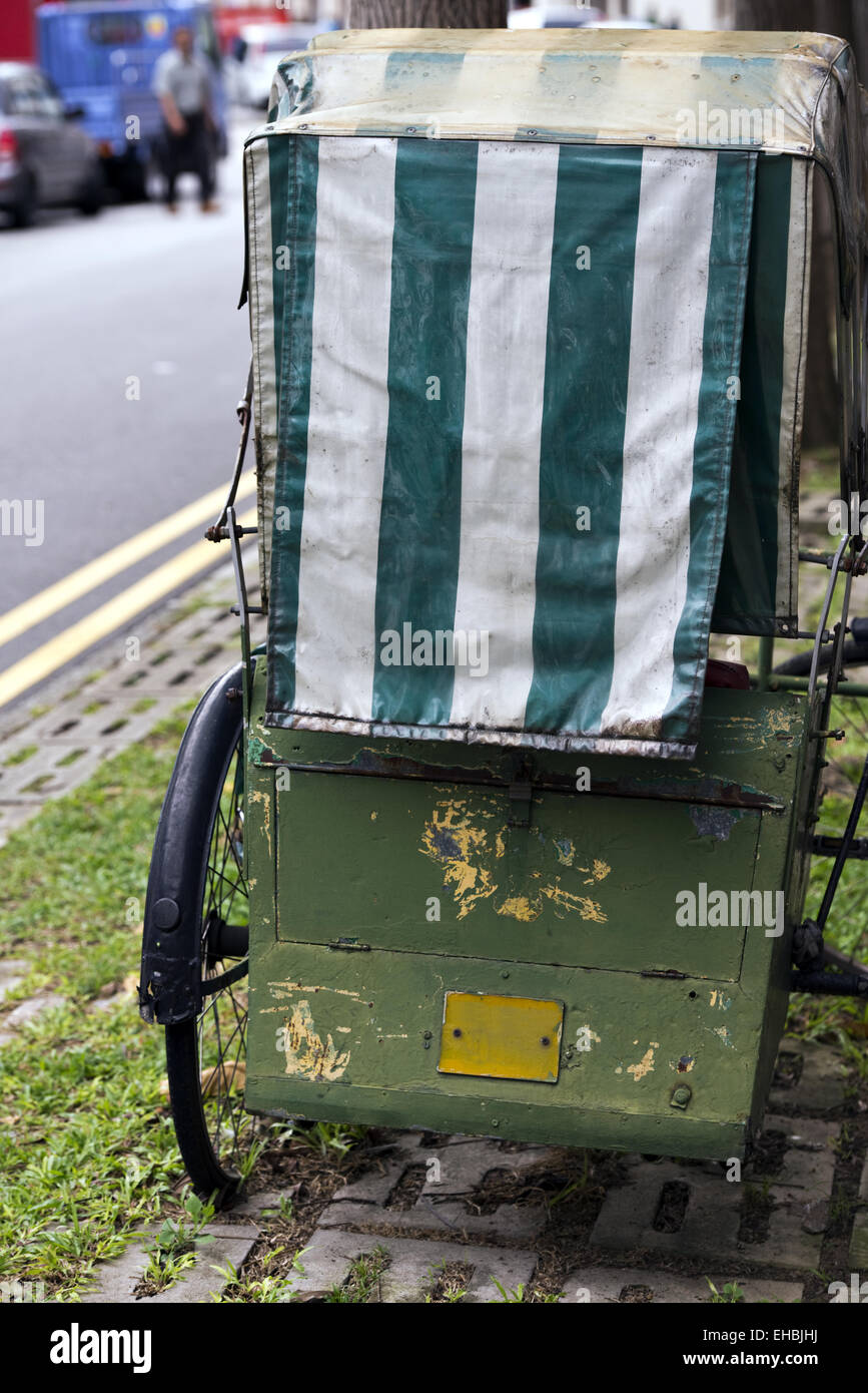 rickshaw in asia Stock Photo - Alamy