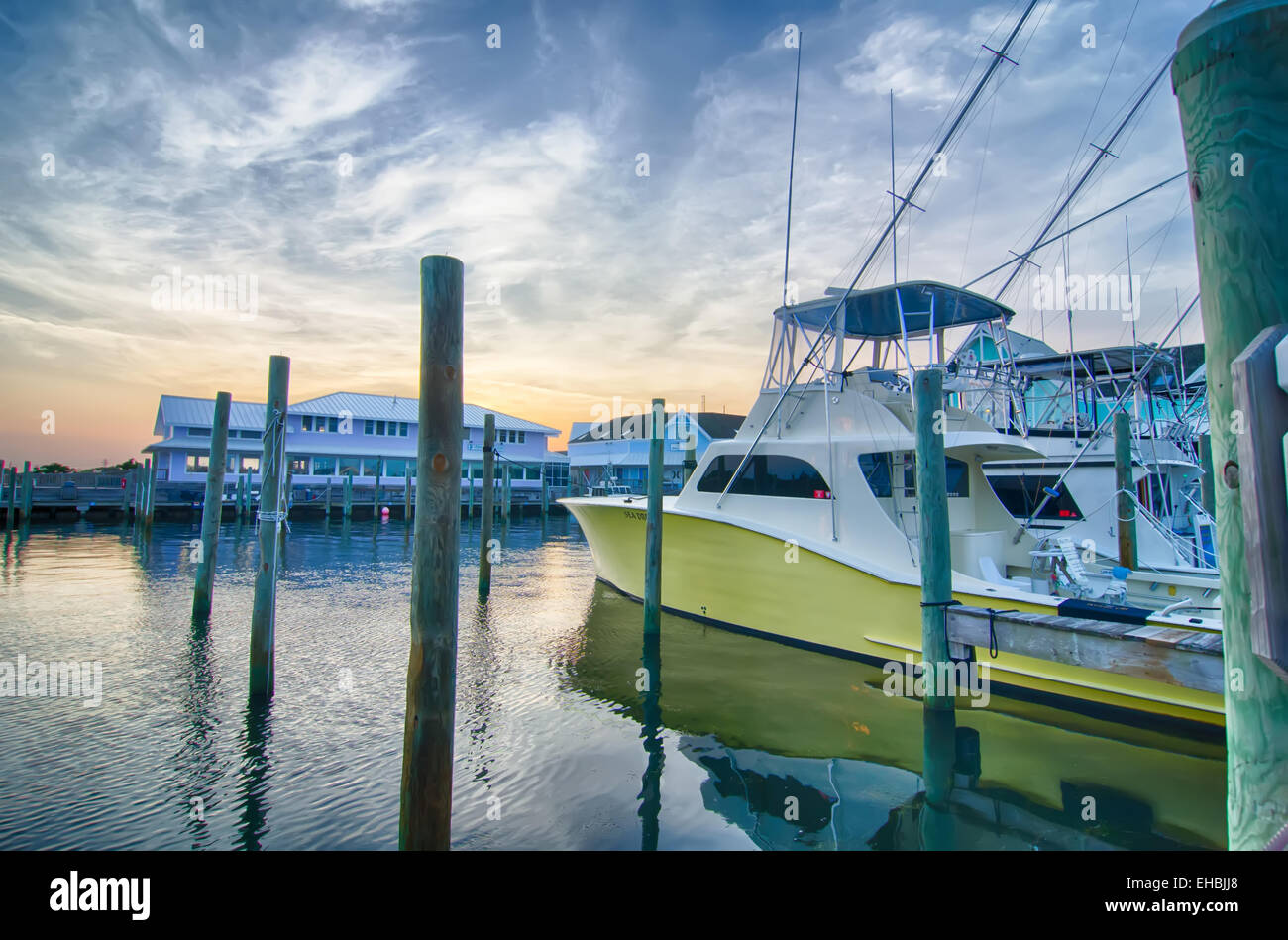 View of Sportfishing boats at Marina Stock Photo - Alamy