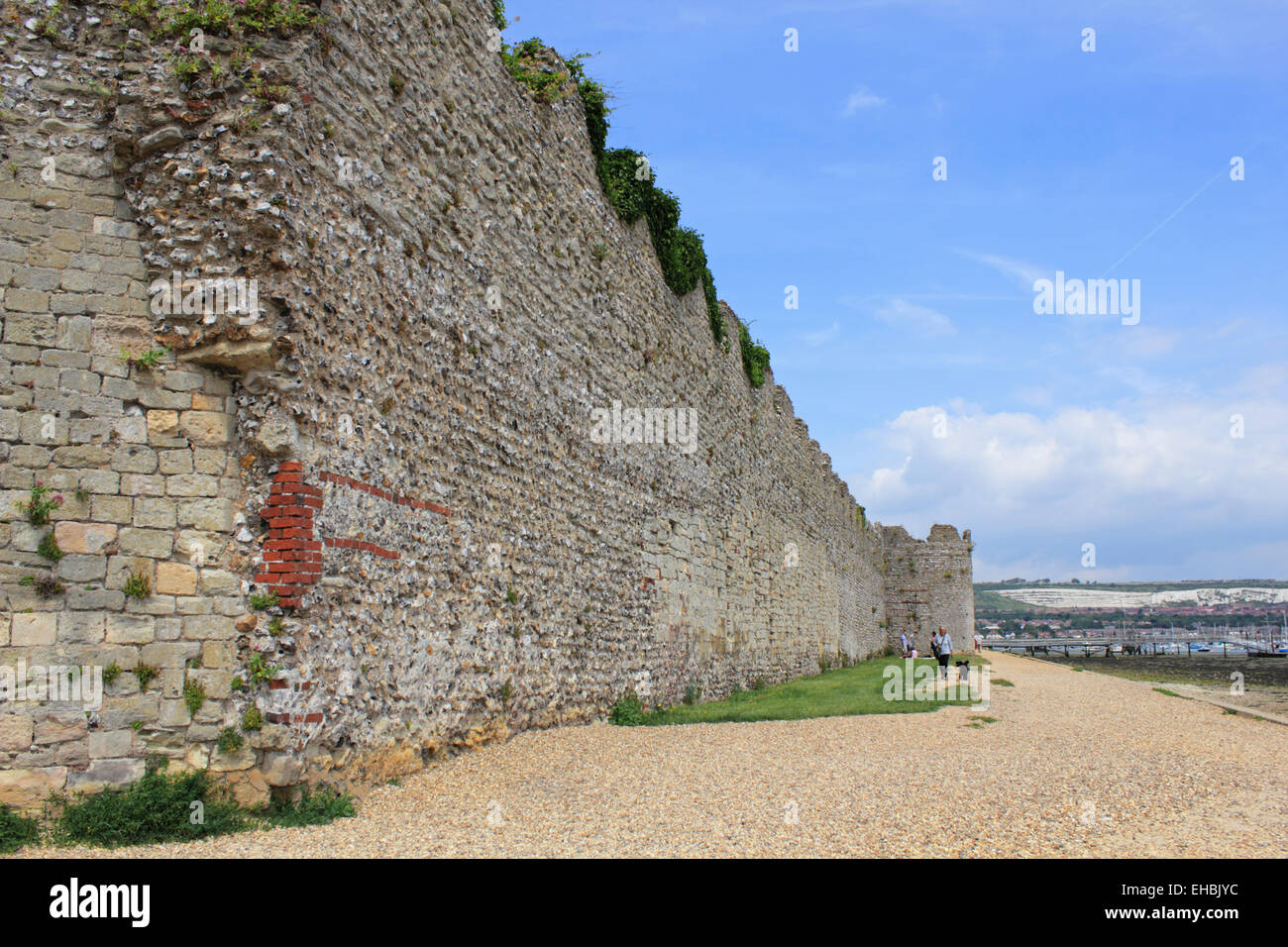 Portchester Castle is a medieval castle in Fareham, Hampshire, England ...