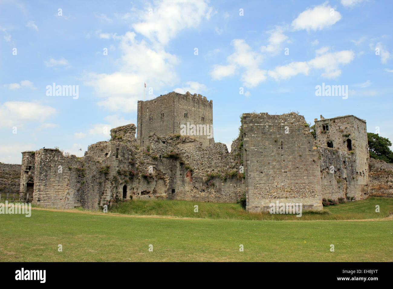 Portchester Castle is a medieval castle in Fareham, Hampshire, England ...