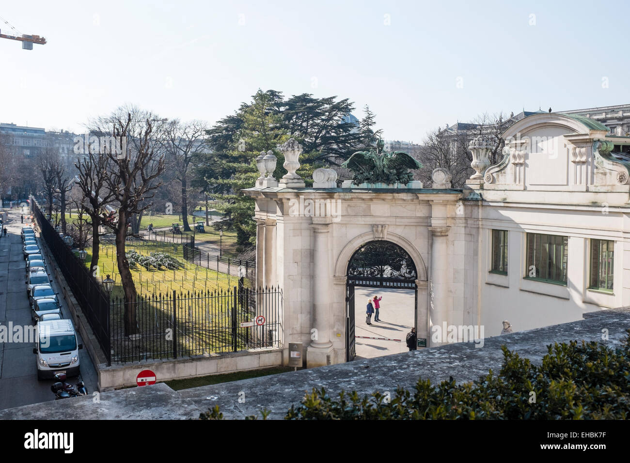 Burggarten, Vienna, in a sunny March afternoon Stock Photo - Alamy