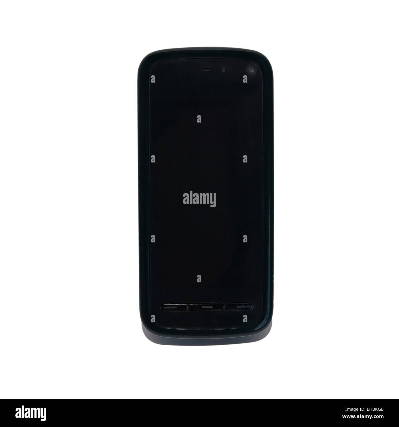 Mobile smart phone isolated on white background Stock Photo - Alamy