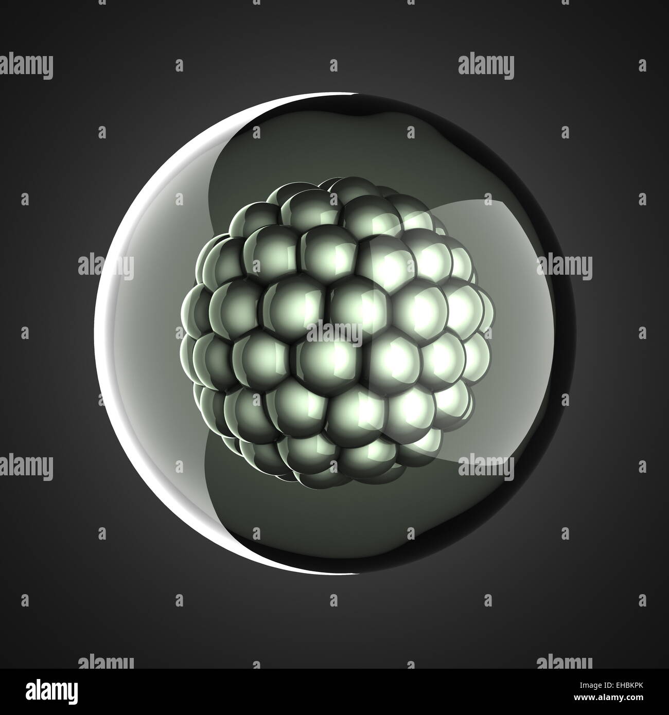 A micro cell scientific illustration Stock Photo - Alamy