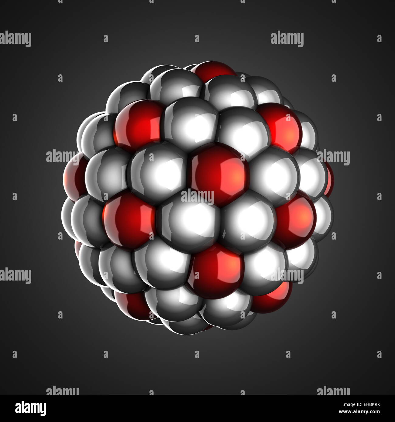 A single atom scientific illustration Stock Photo - Alamy