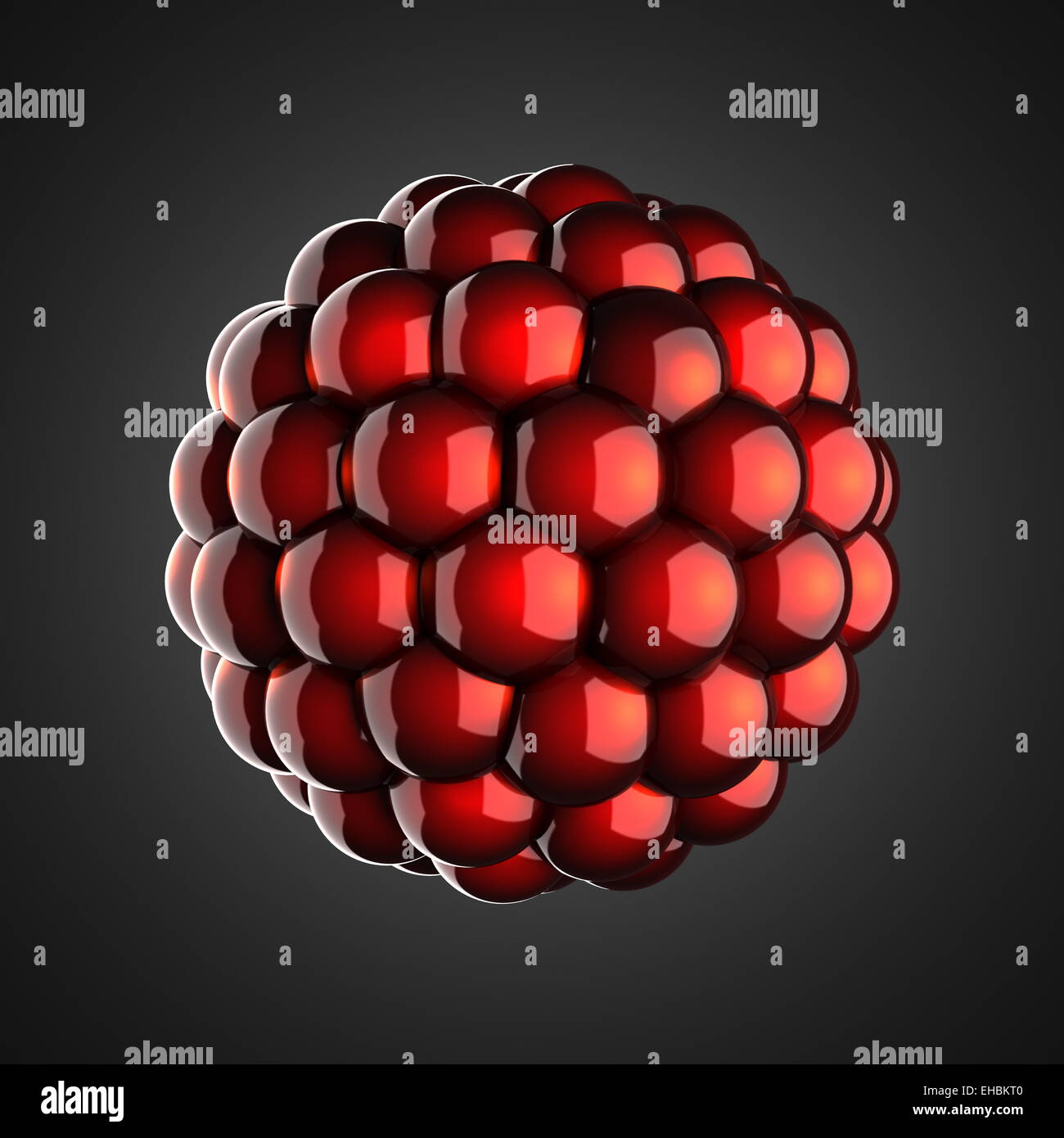 A single atom scientific illustration Stock Photo - Alamy
