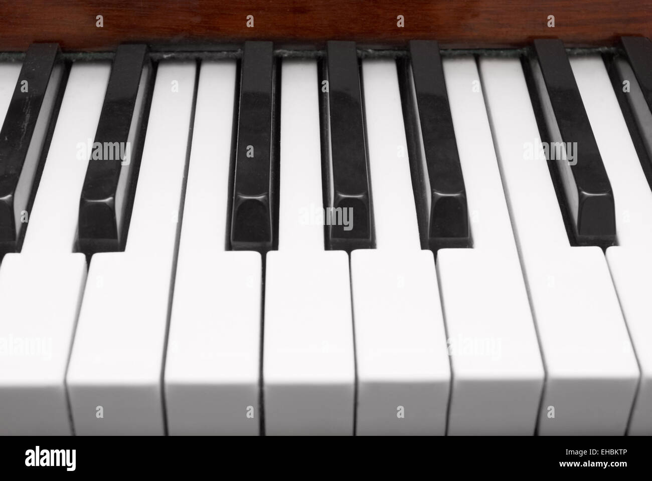 Close up of black and white piano keys Stock Photo - Alamy