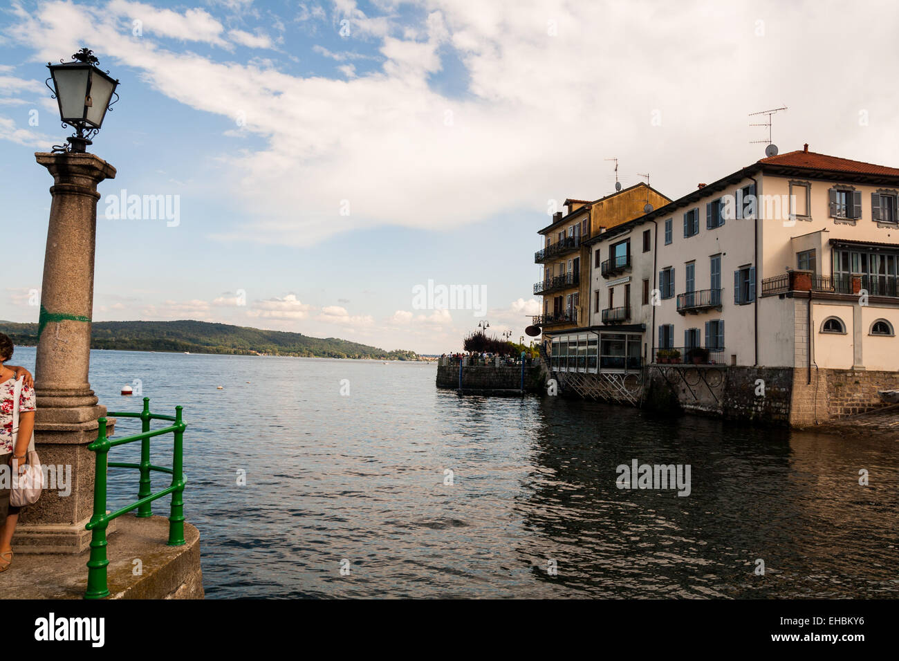 Arona, Lake Maggiore, Piedmont, Italy Stock Photo - Alamy