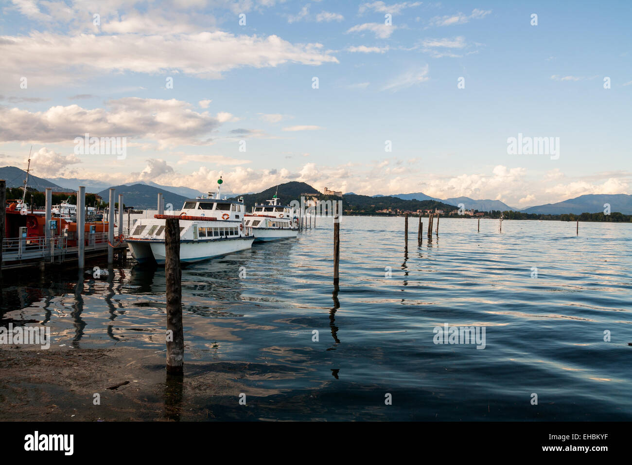 Arona, Lake Maggiore, Piedmont, Italy Stock Photo - Alamy
