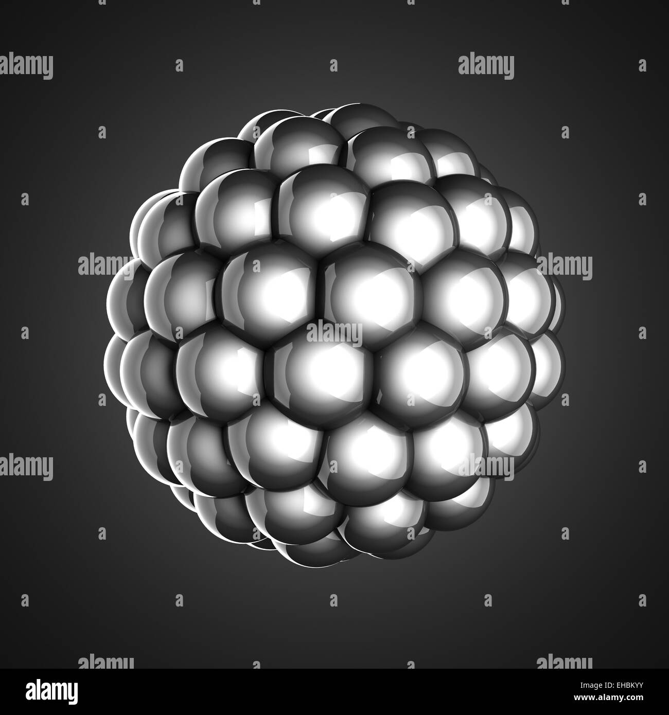 A single atom scientific illustration Stock Photo - Alamy