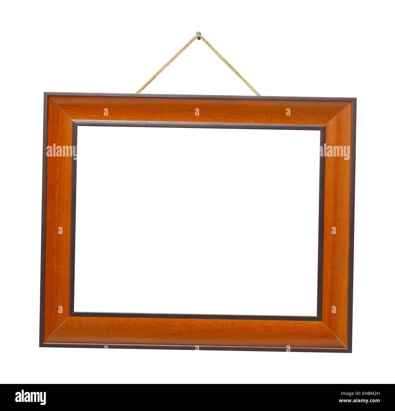 Retro frame on rope Stock Photo - Alamy