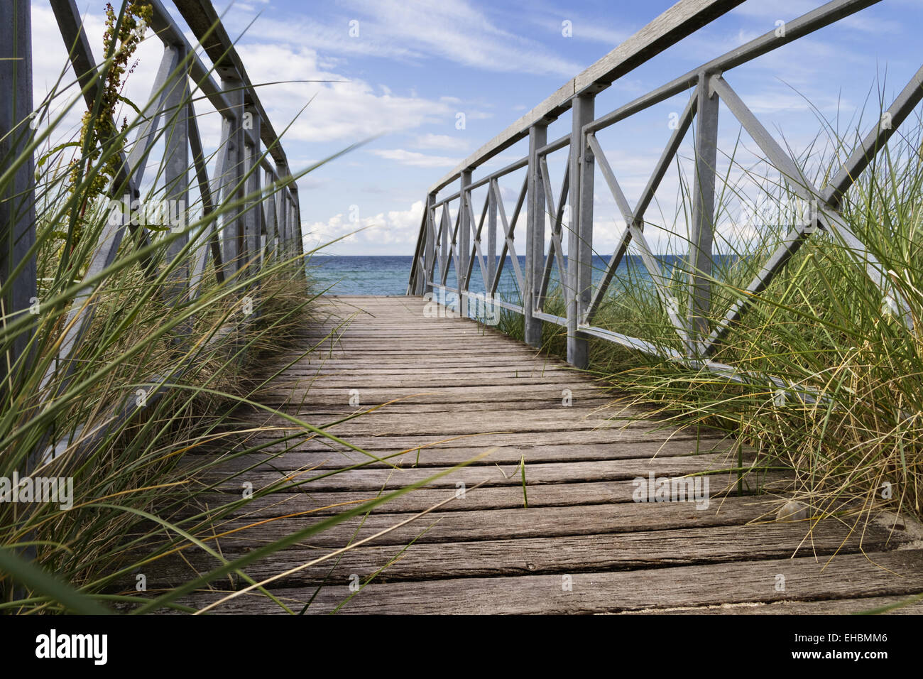 bridge to the ocean Stock Photo - Alamy