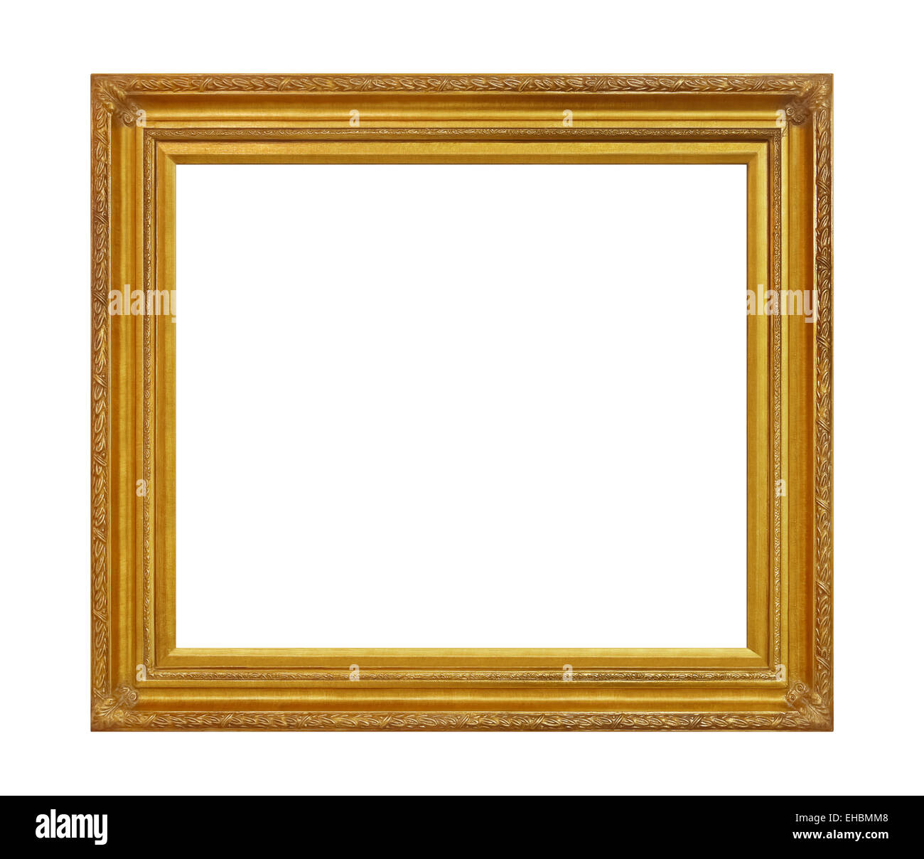 Retro frame isolated on white background Stock Photo - Alamy