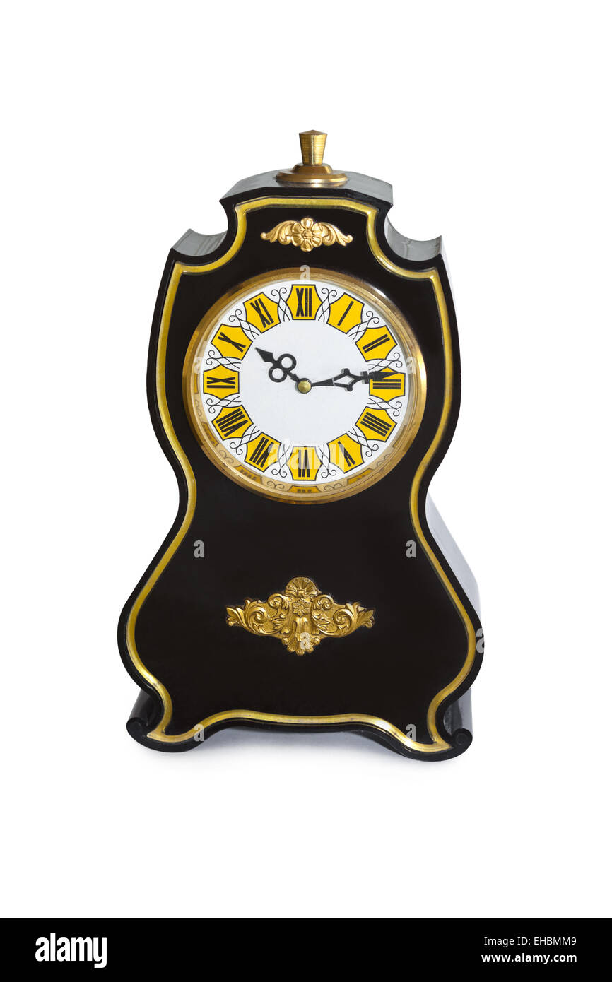 Retro clock face Cut Out Stock Images & Pictures - Alamy