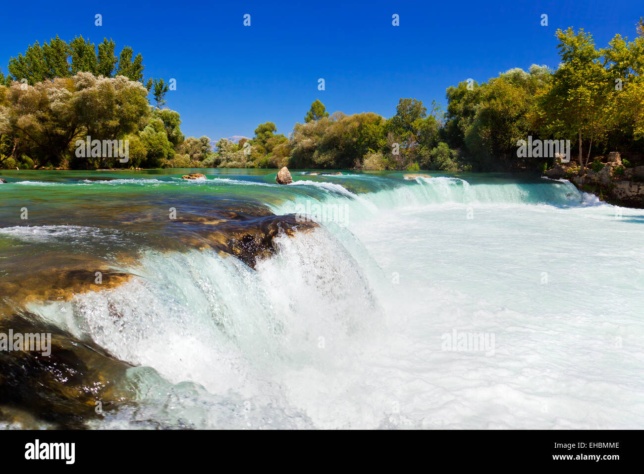 Waterfall Manavgat at Turkey Stock Photo - Alamy
