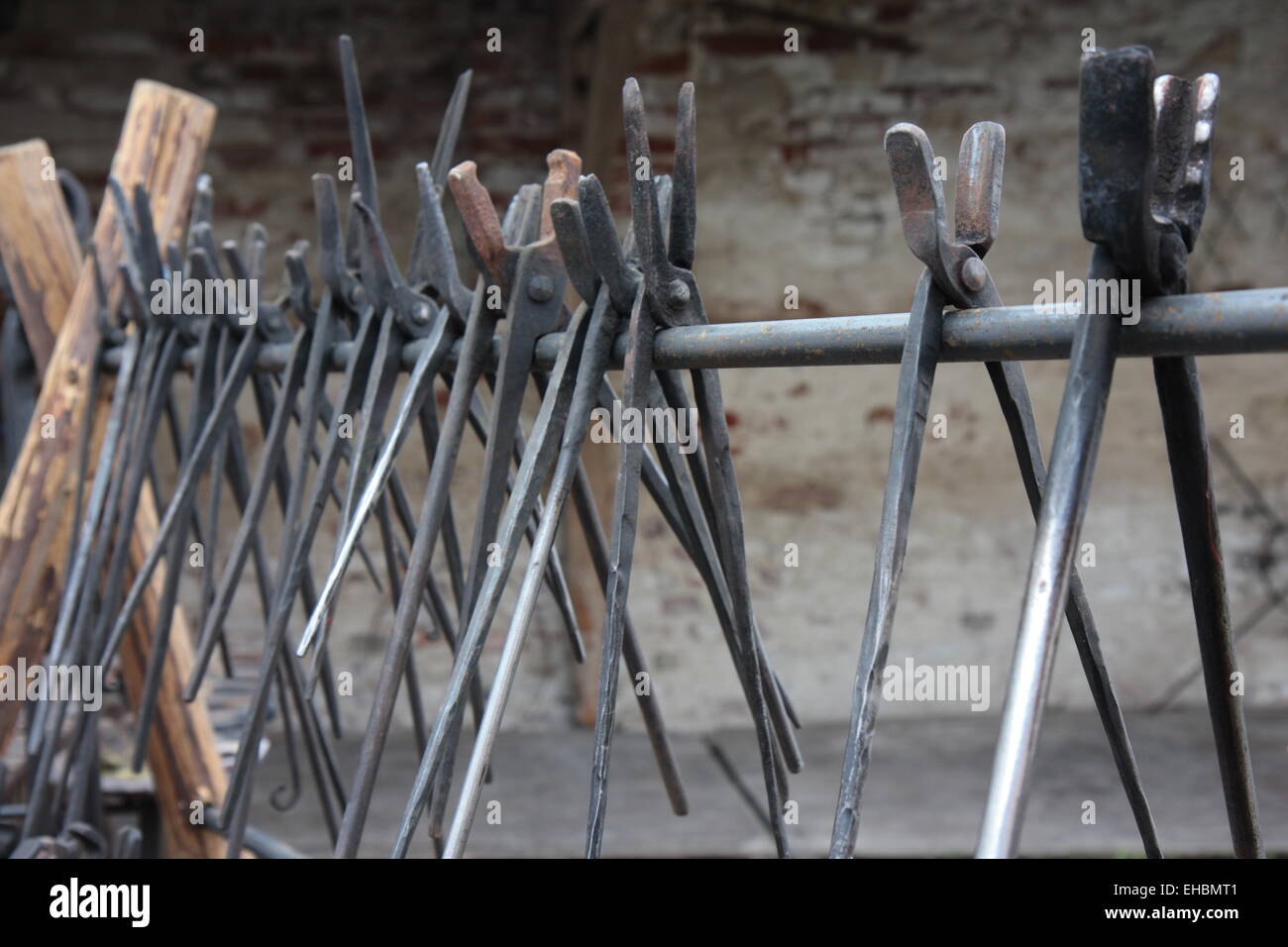 tools of a blacksmith Stock Photo - Alamy
