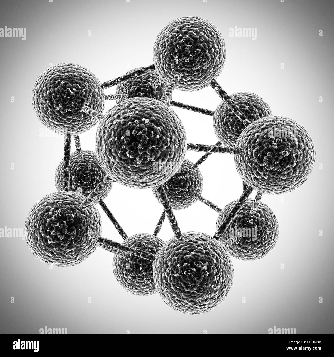 A single atom scientific illustration Stock Photo - Alamy