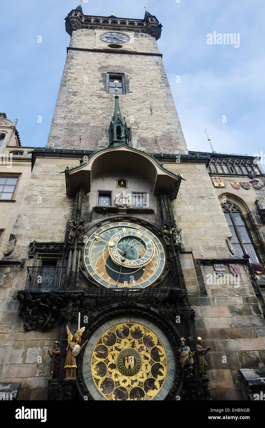 Very old and famous building in Prag Stock Photo - Alamy