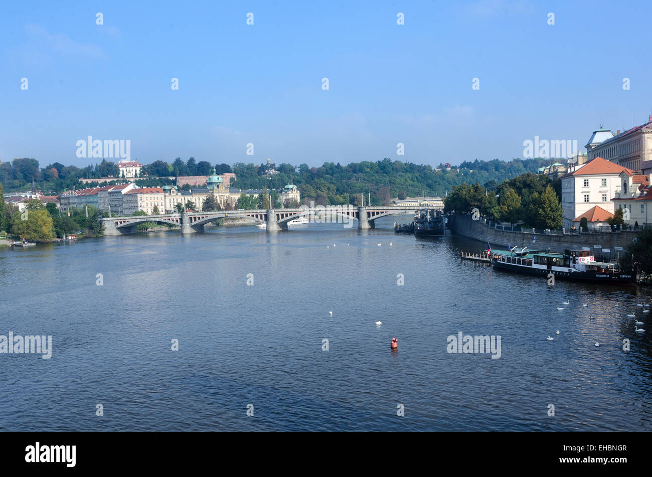 I picture of the River in Prag Stock Photo - Alamy