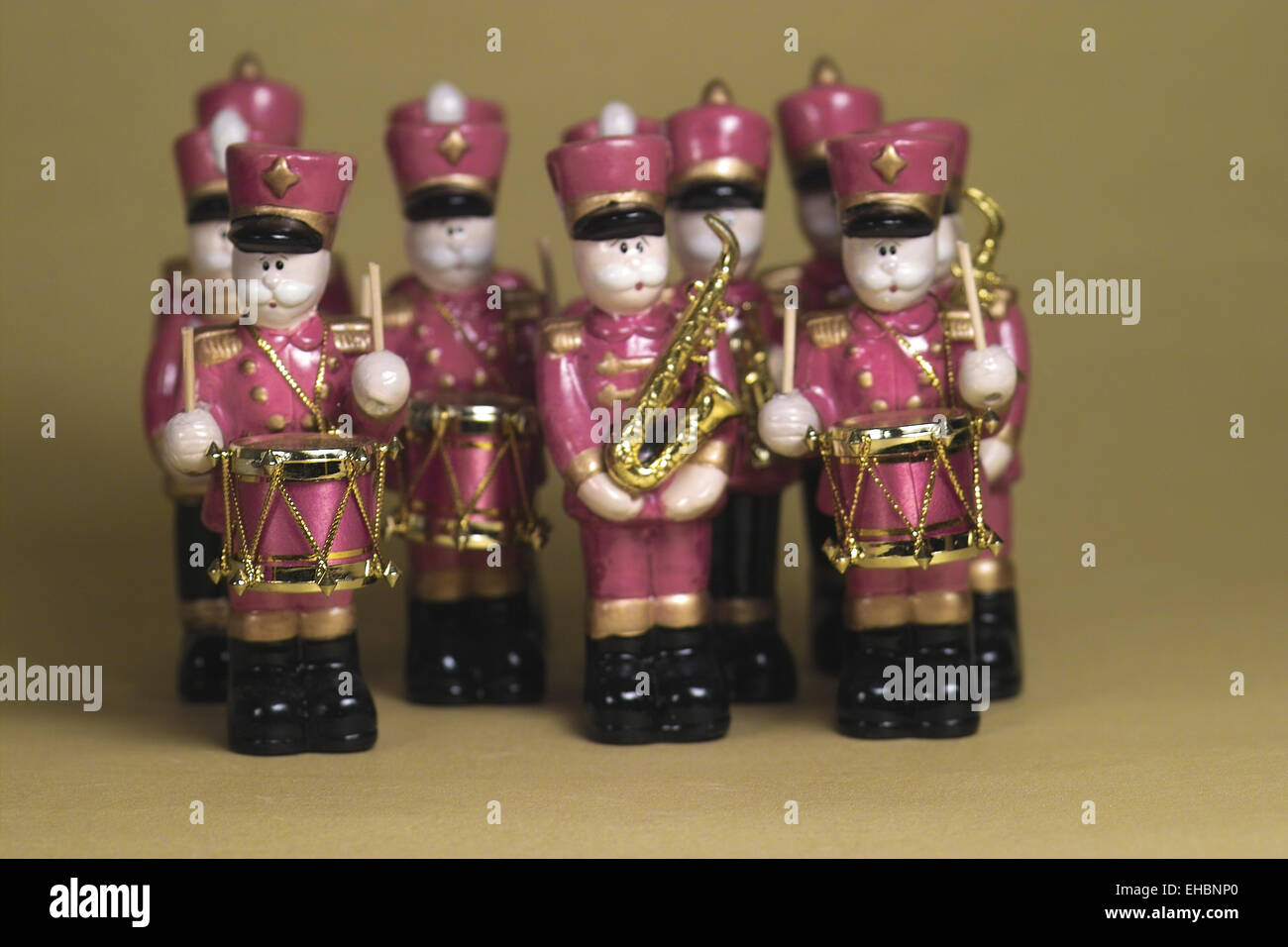 Band of wooden figures Stock Photo - Alamy