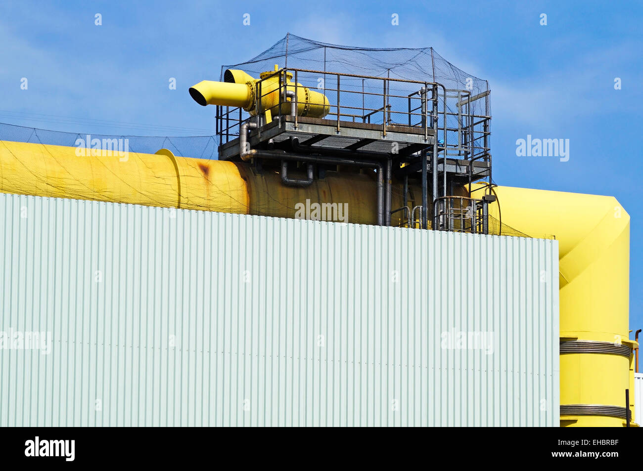 Large pipe of the power station Stock Photo - Alamy