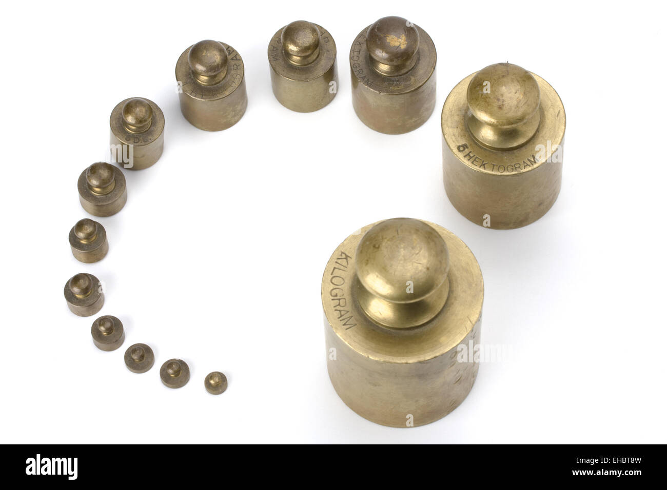 Brass weights hi-res stock photography and images - Alamy