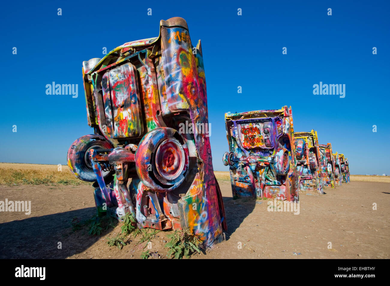 Cadillac Ranch, Amarillo, Texas Stock Photo - Alamy