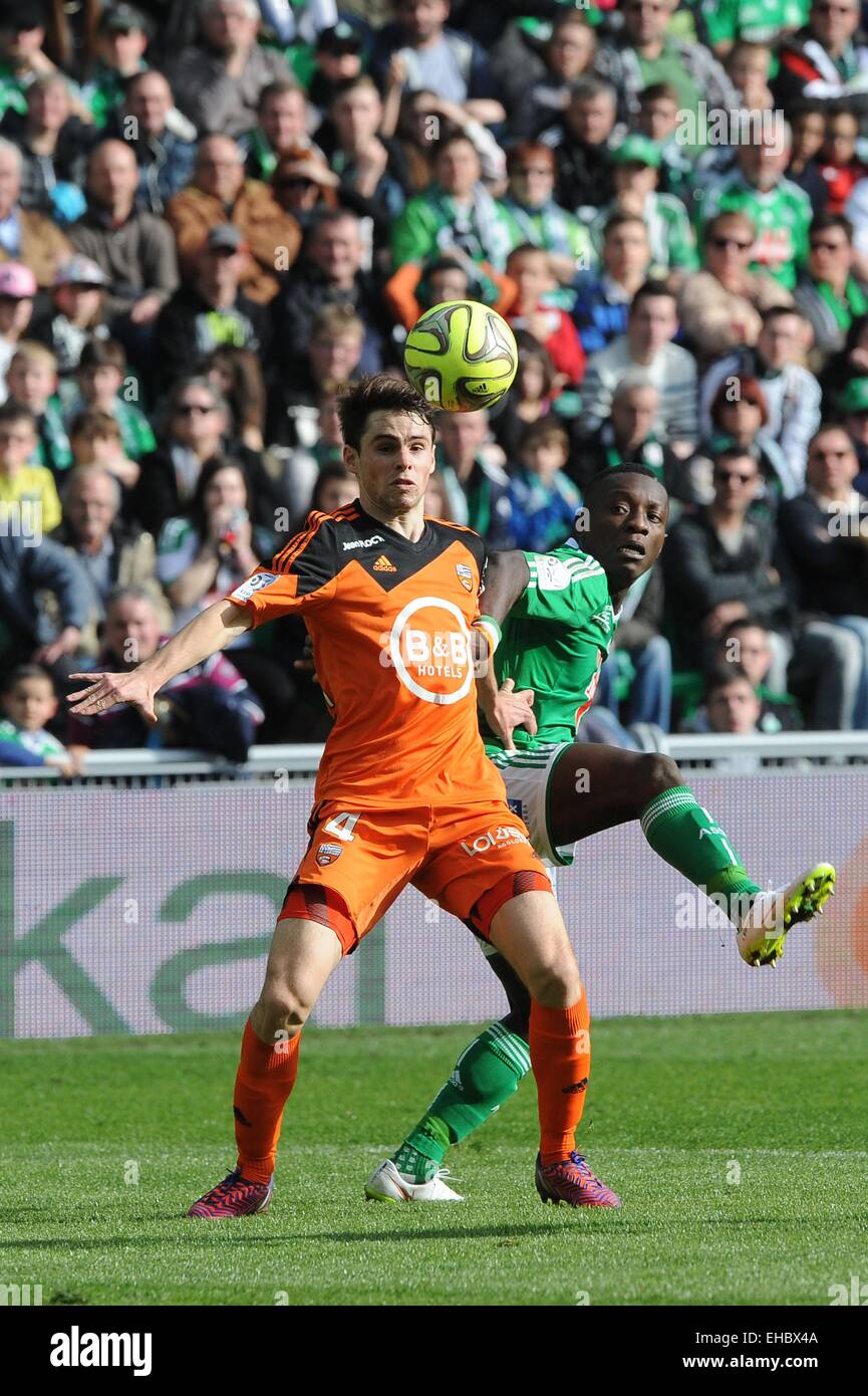 Vincent LE GOFF/Max Alain GRADEL - 08.03.2015 - Saint Etienne/Lorient ...