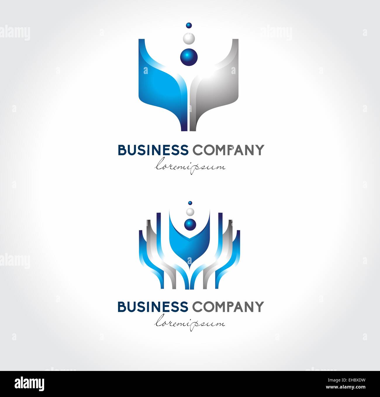Business CorpBusiness Corporate Logo Design. Abstract Shapes Logo Icons ...